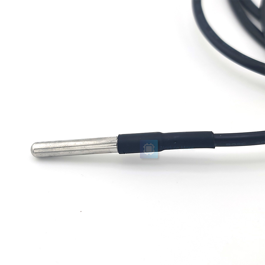 เซนเซอร์วัดอุณหภูมิ DS18B20 ยาว 200cm (2m) ชิพแท้ Digital Temperature ...