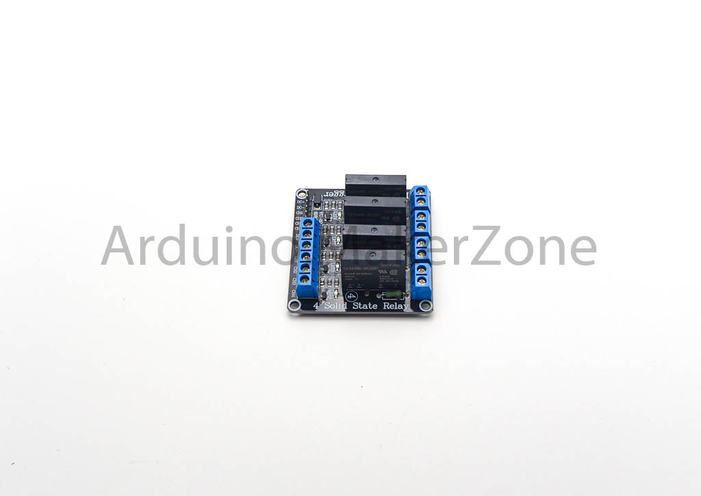 Solid State Relay 4 channel 5V (240V, 2A) โซลิดสเตตรีเลย์ 4 ชาแนล 5V ...