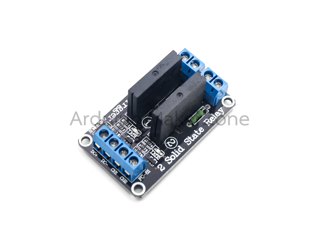 Solid State Relay 2 channel 5V (240V, 2A) โซลิดสเตตรีเลย์ 2 ชาแนล 5V ...