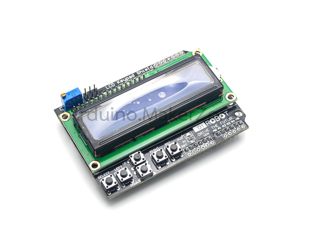 Arduino Keypad Shield LCD 16x2 อาดุยโน่ปุ่มกดชิลด์ LCD 16 ตัวอักษร 2 ...