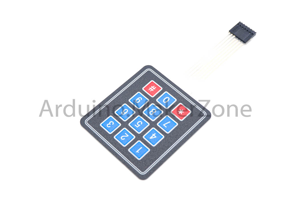 Membrane 4x3 Matrix Keypad ปุ่มกด 4x3 - Arduino.MakerZone : Inspired by ...